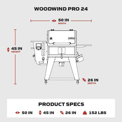 Woodwind PRO 36 Pellet Grill Camp Chef